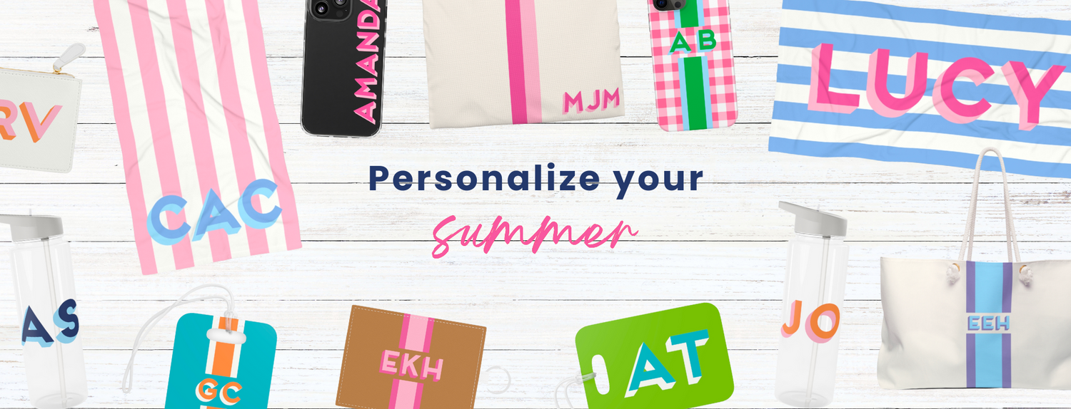 Monogrammed + Personalized Lifestyle Accessories | Preppy Jones